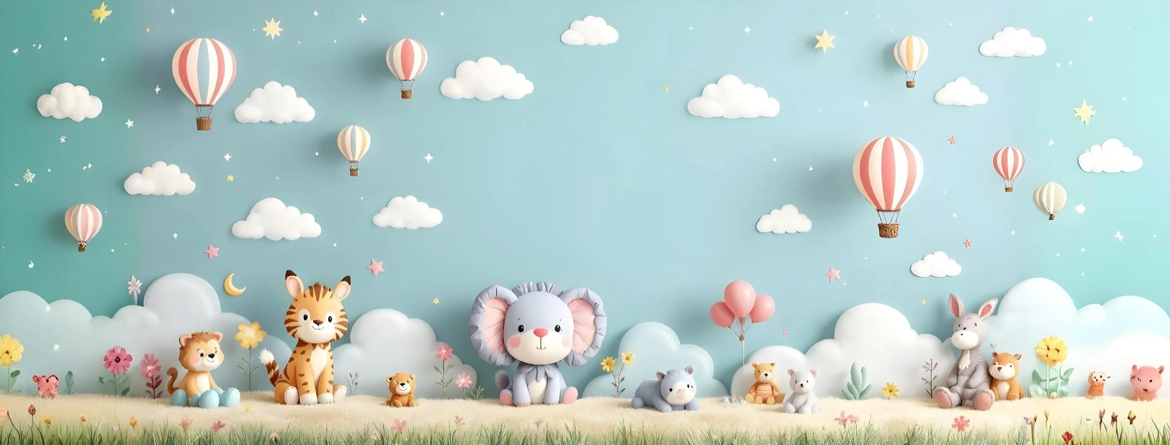 Papel de Parede para Bebês e Primeira Infância | Decoração Lúdica ...
